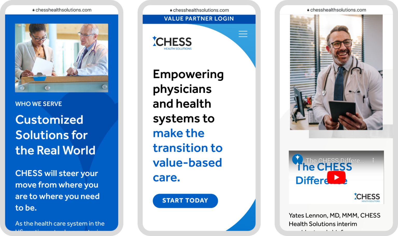 Chess Health Solutions: Responsive Web Redesign | Wildfire